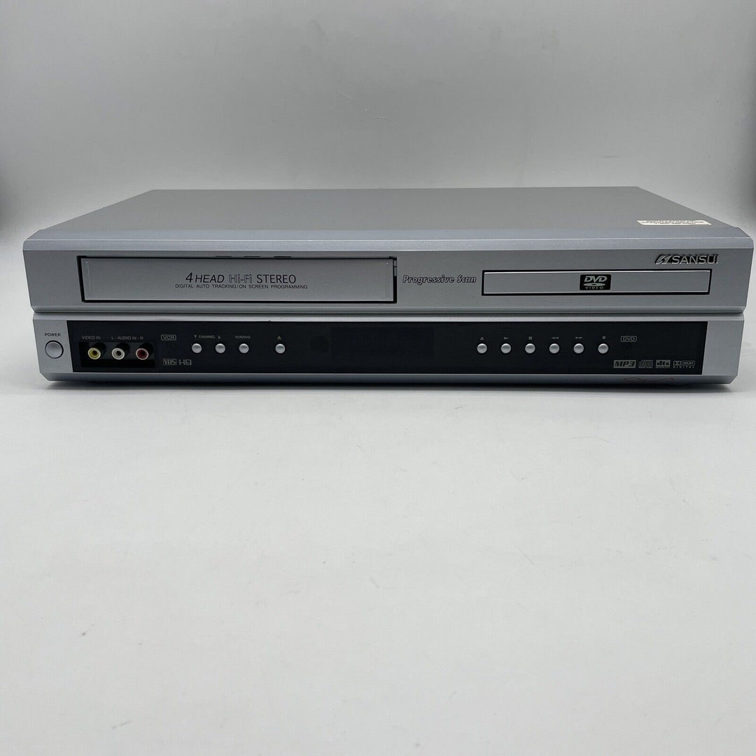 Sansui VRDVD4001 DVD VCR Combo 4 Head Hi-fi Stereo Recorder Tested No ...