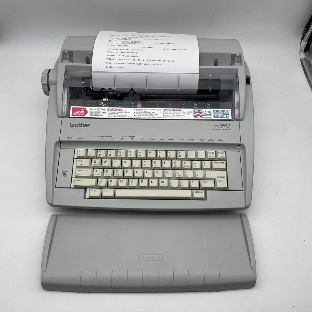 Brother GX-7750 Correctronic Typewriter Tested Working - Etsy