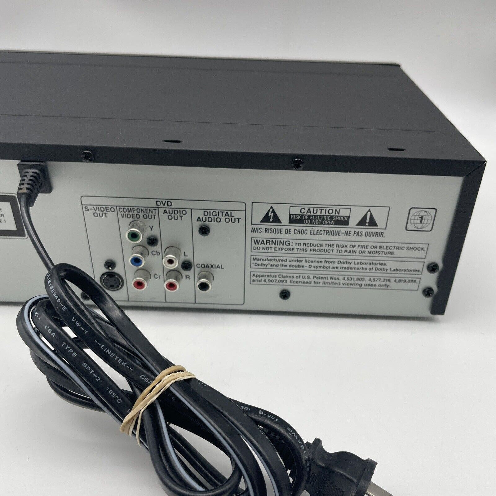 Symphonic SD7S3 DVD VCR Combo Vhs Player Recorder No Remote Works Great ...