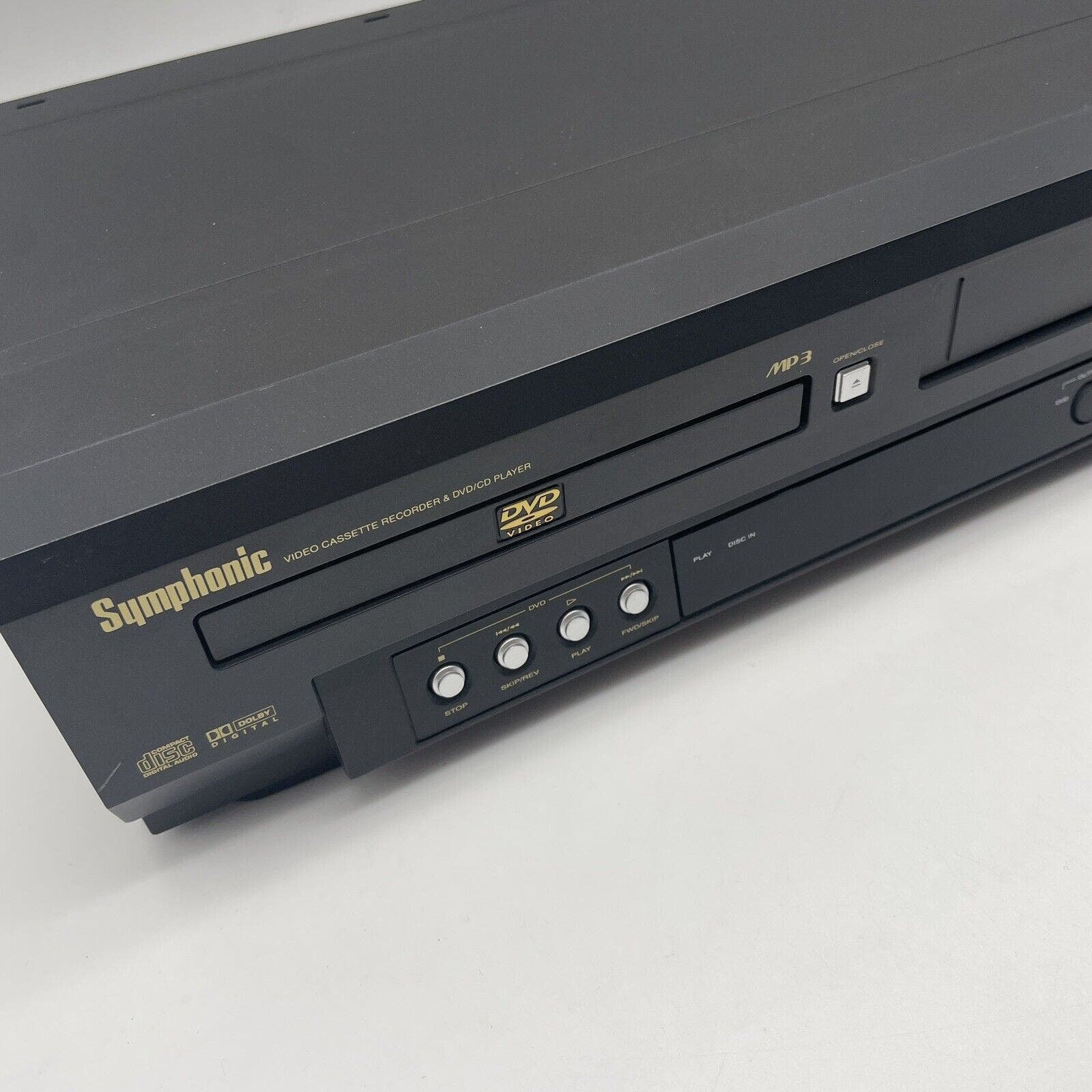 Symphonic SD7S3 DVD VCR Combo Vhs Player Recorder No Remote Works Great - Etsy