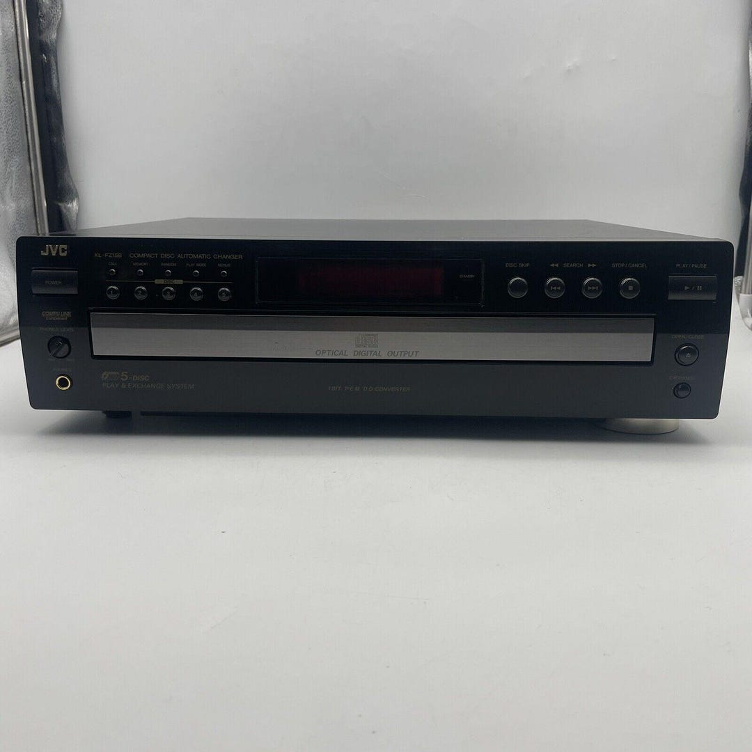 JVC Cd 5 Disc Player/changer Vintage Home Audio XL-FZ158 Tested Works ...
