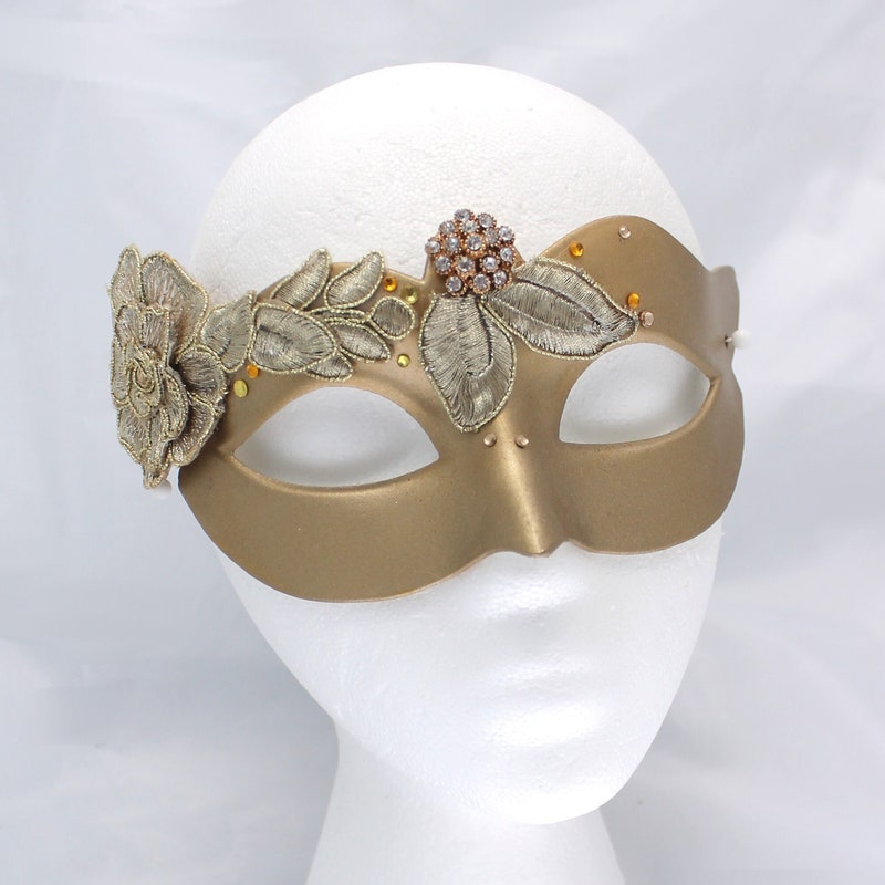 Gold Masquerade Mask - Etsy