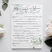 INSTANT DOWNLOAD Reserved Printable Sign 5x7 DIY Wedding Classic Style ...