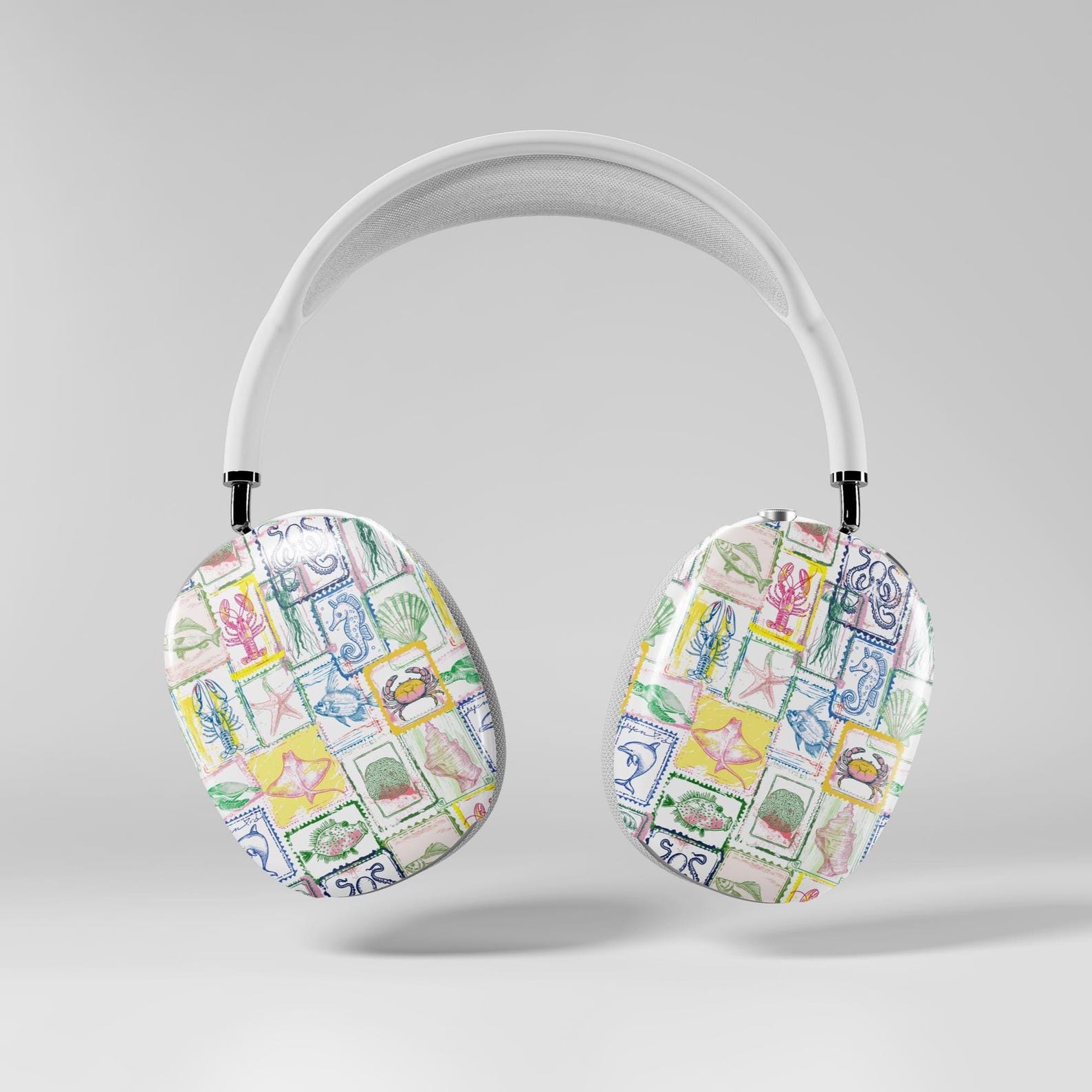 Seashell AirPod Max Case: Coquette Ocean Print, Beach Lover Accessory ...