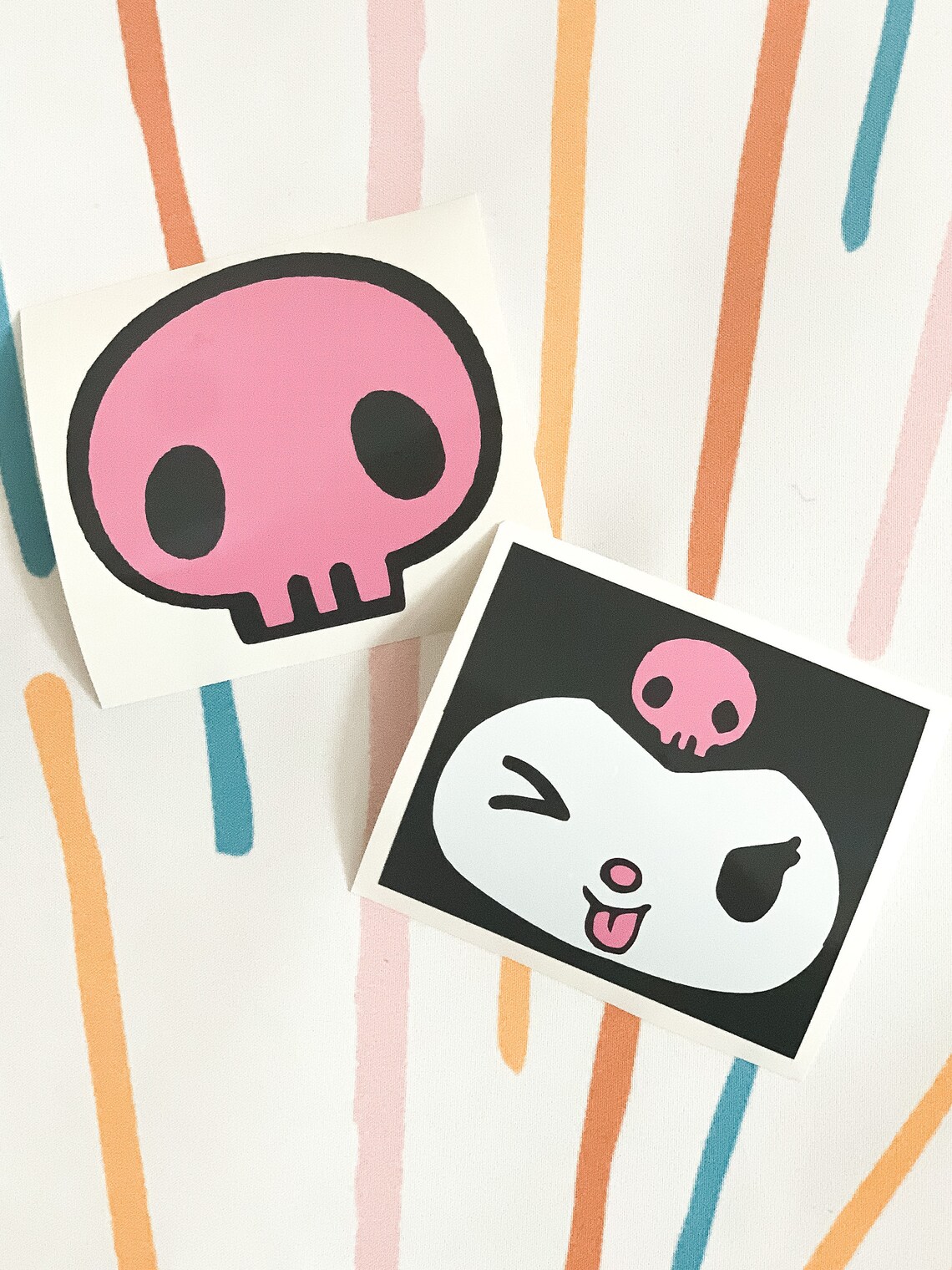 Kuromi Decal Kuromi Skull Decal Kuromi Sticker Decal for - Etsy