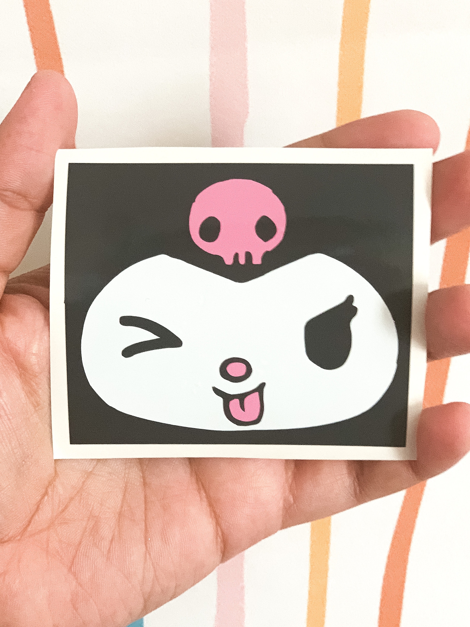 Kuromi Decal Kuromi Skull Decal Kuromi Sticker Decal for - Etsy