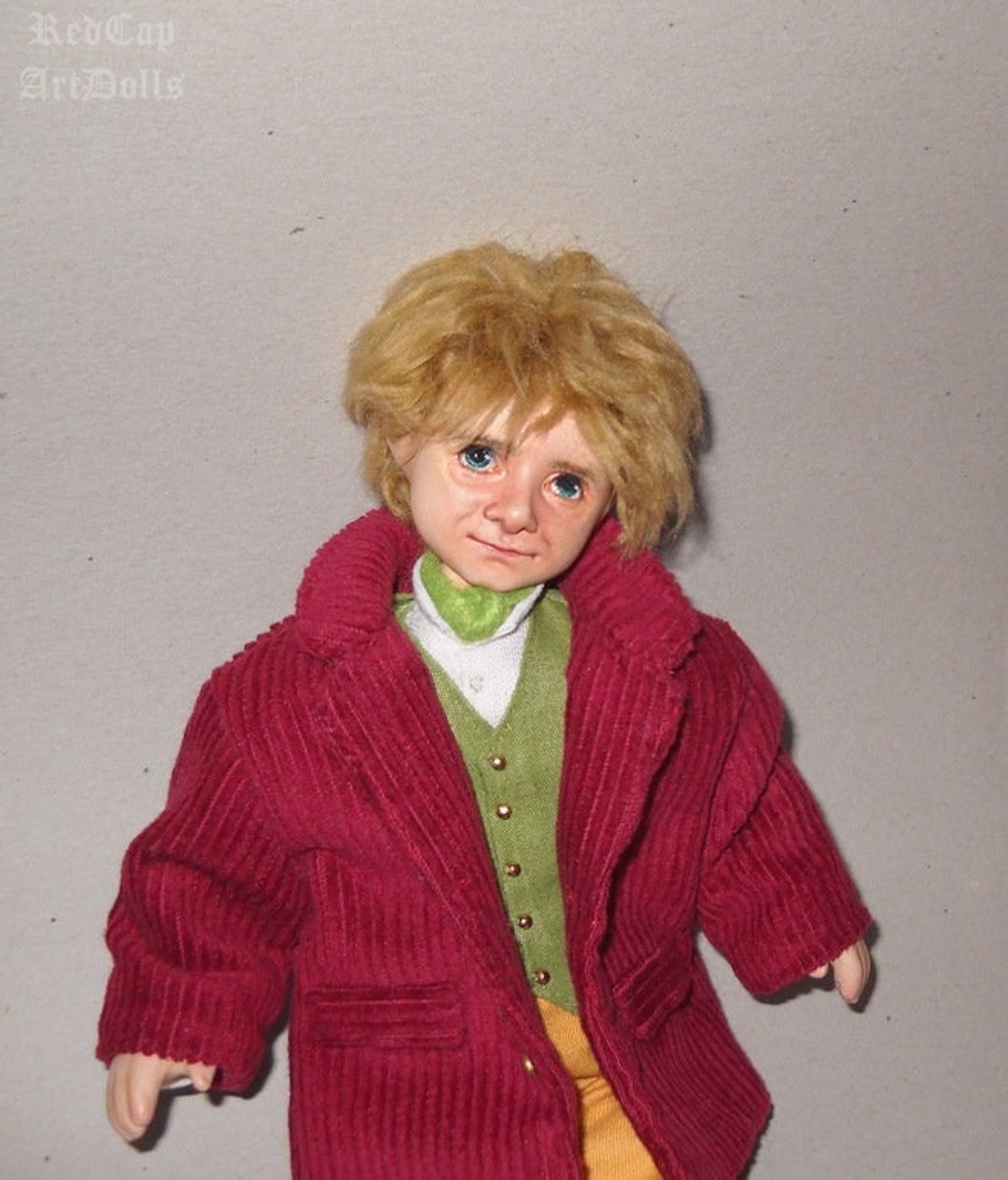 Bilbo Baggins Inspired Art Doll OOAK the Hobbit Martin Freeman Lotr ...