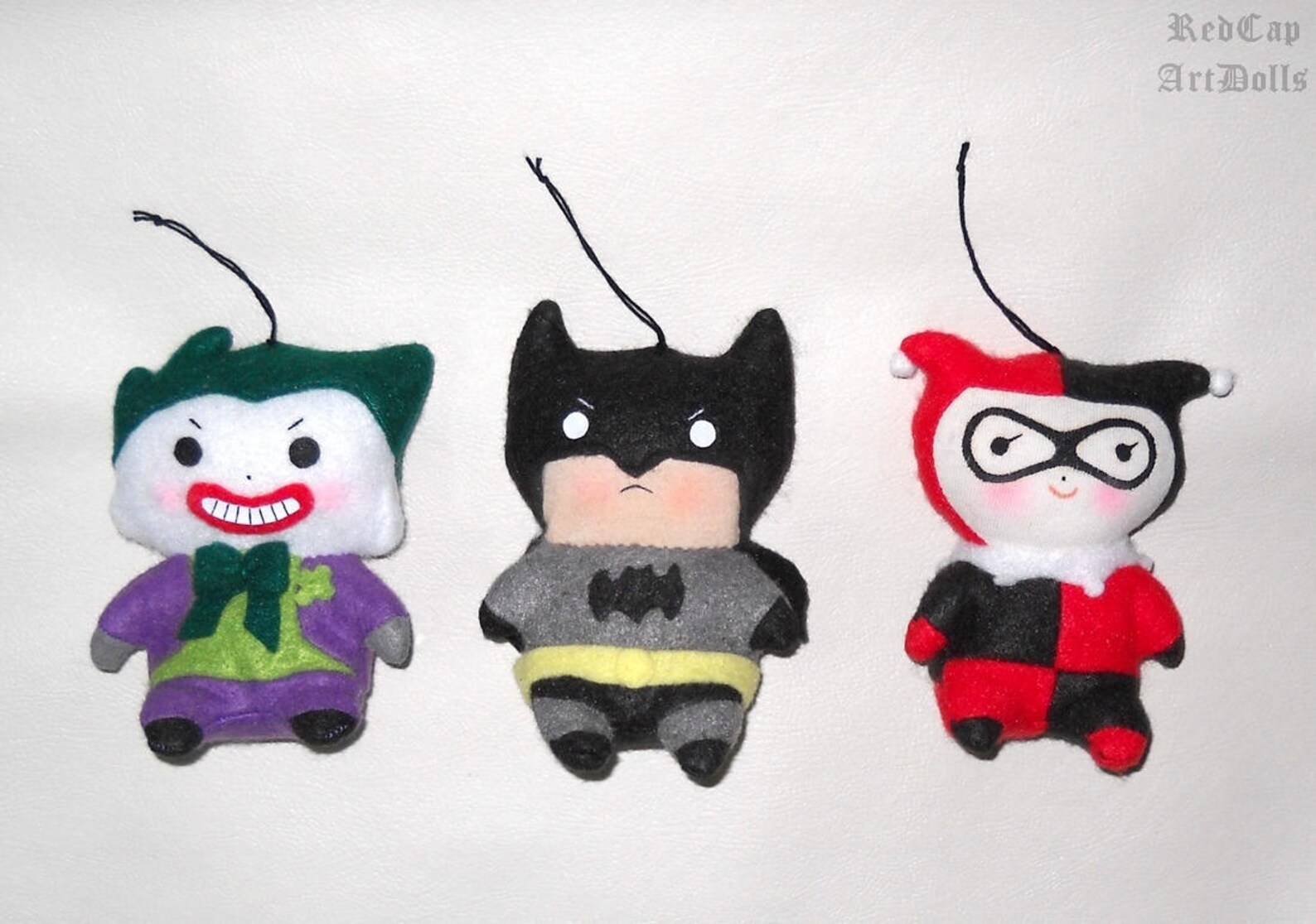 Batman Harley Quinn Joker Mini Plushie DC Comics Toy Plush | Etsy