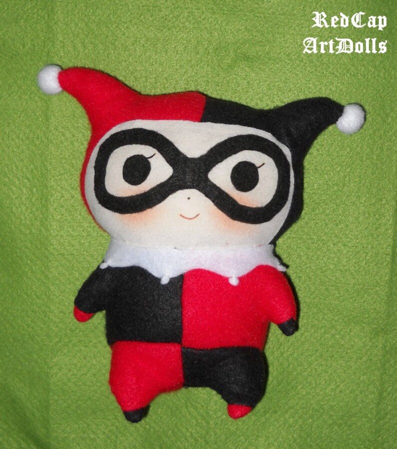 Batman Harley Quinn Joker Mini Plushie DC Comics Toy Plush | Etsy