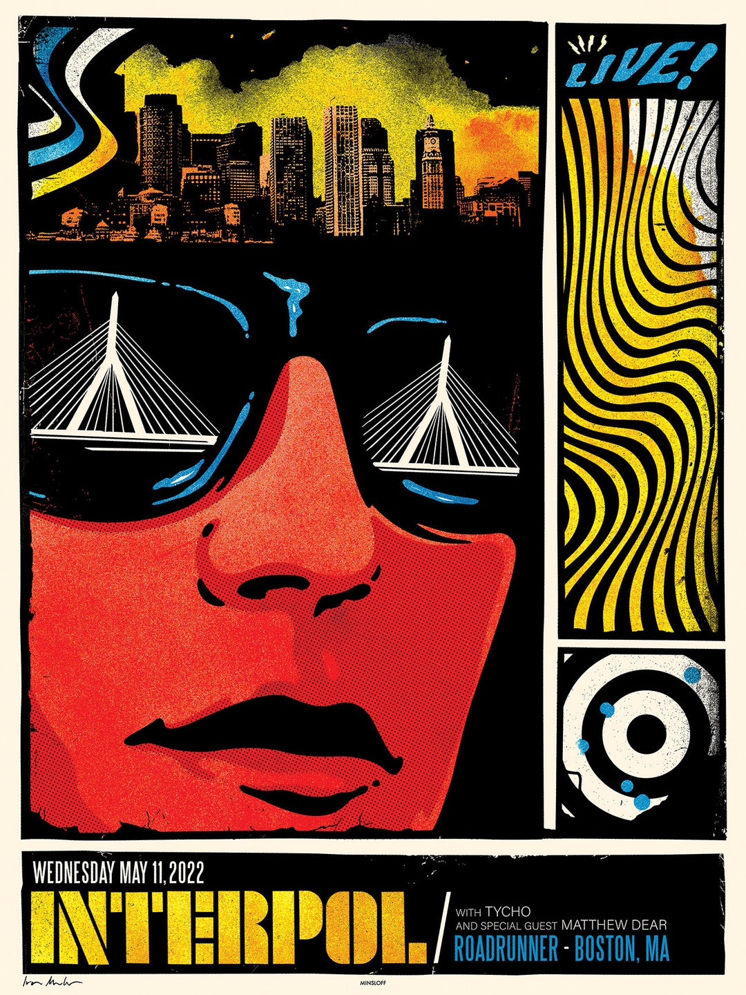 Interpol - Boston, MA 2022 - Gigposter - Etsy