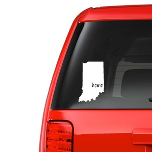 Custom State Decal // "home." Car Decal // Vinyl Decal, Car Sticker ...