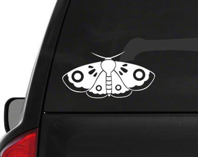 Moth Decal // Moth Car Decal // Moth Decor // Moth Laptop Decal ...
