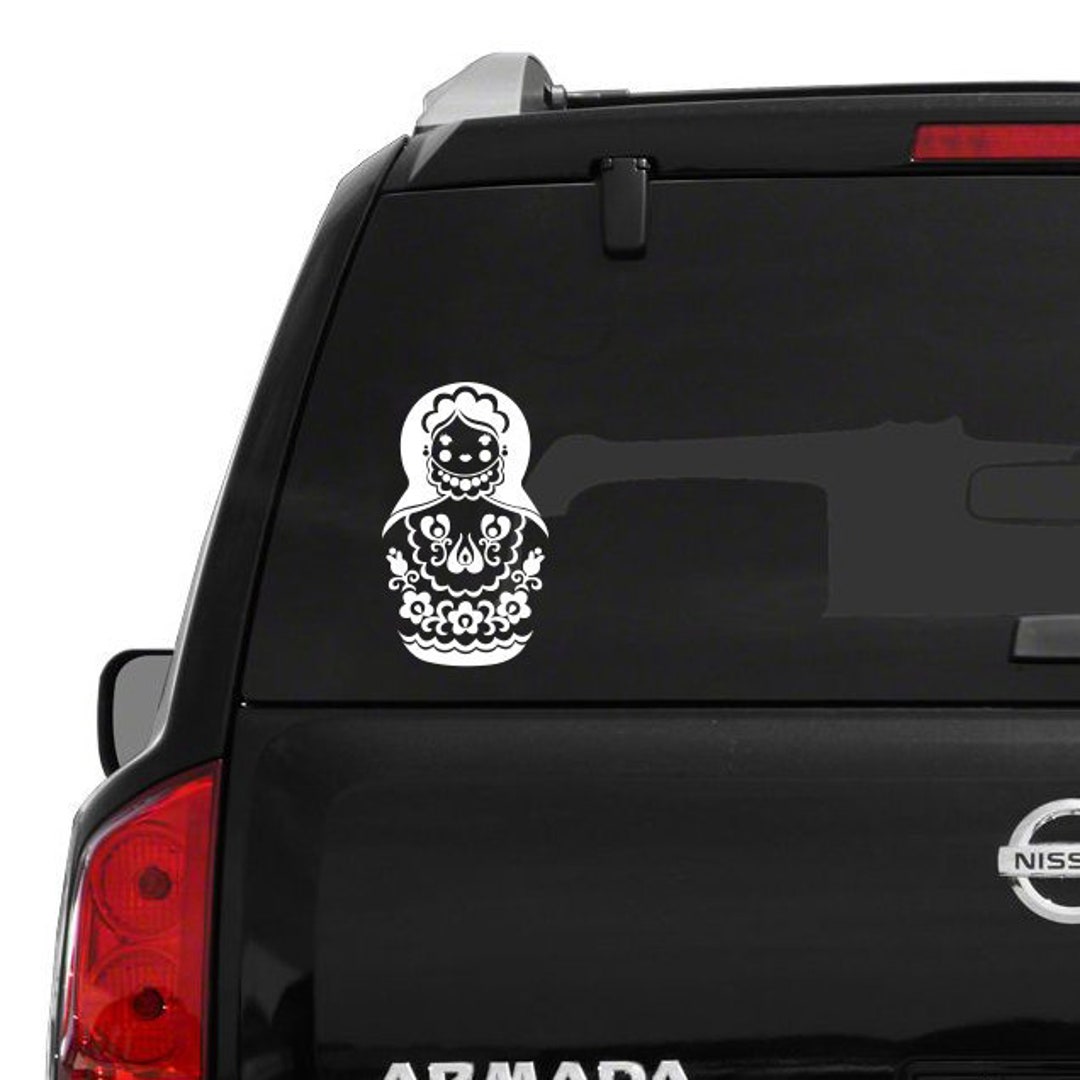 Nesting Doll Car Decal // Matryoshka Doll Decal // Matryoshka ...