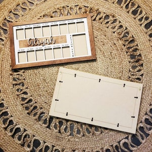 Custom School Years Frame // Pre-k3 to Senior Year // Wooden Picture ...