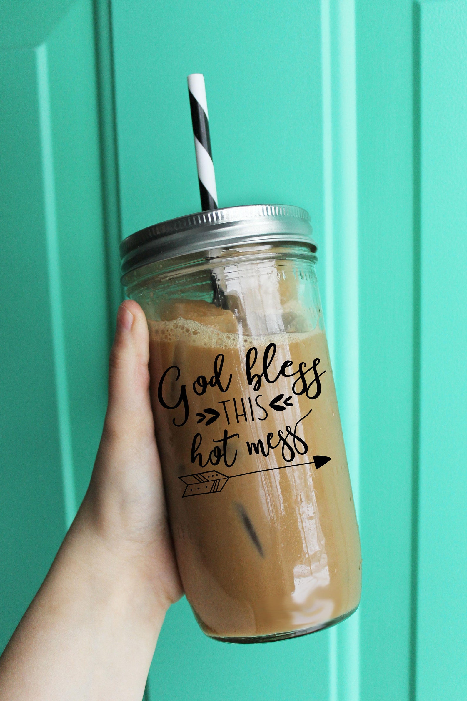 God Bless This Hot Mess Tumbler // Hot Mess Tumbler // Funny Tumbler ...