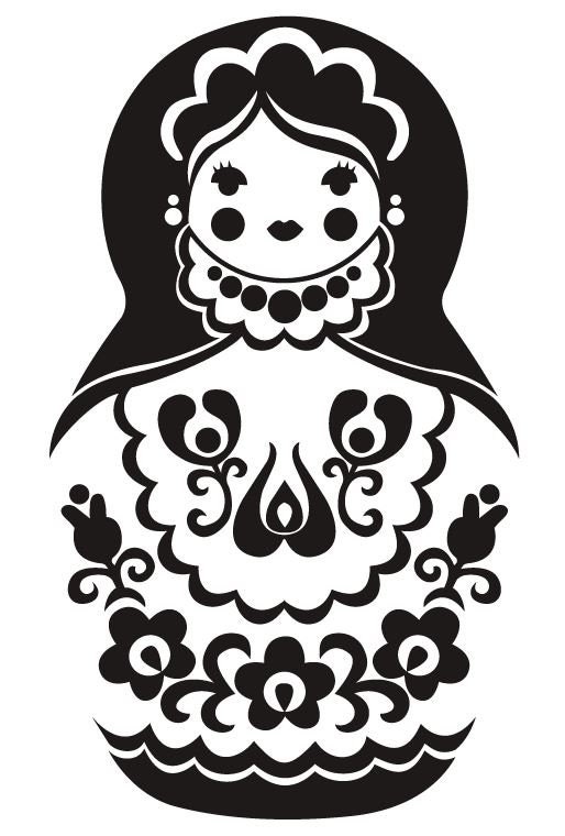 Nesting Doll Car Decal // Matryoshka Doll Decal // Matryoshka | Etsy