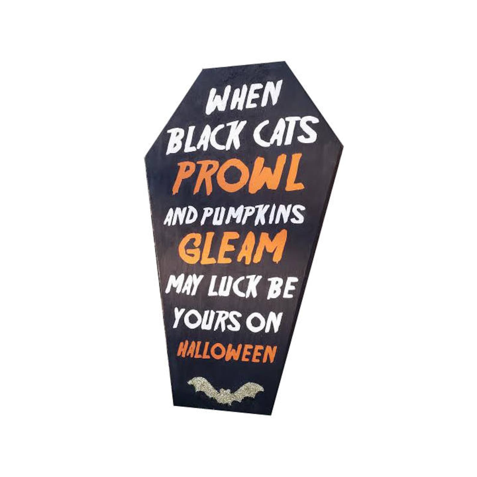 Halloween Coffin Wood Sign // Halloween Decor // Wood Sign // - Etsy