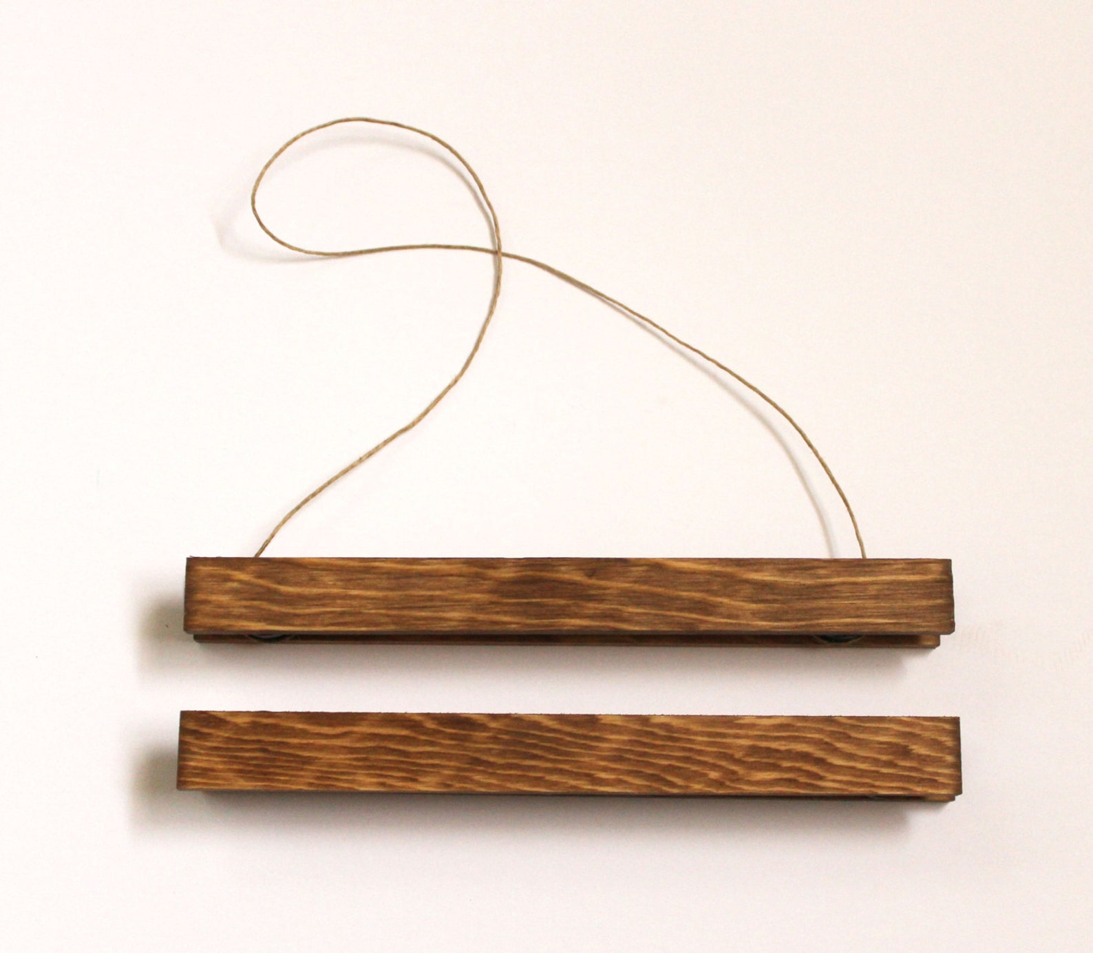 Wooden Magnetic Poster Print Holder // Rail Frame // Custom | Etsy