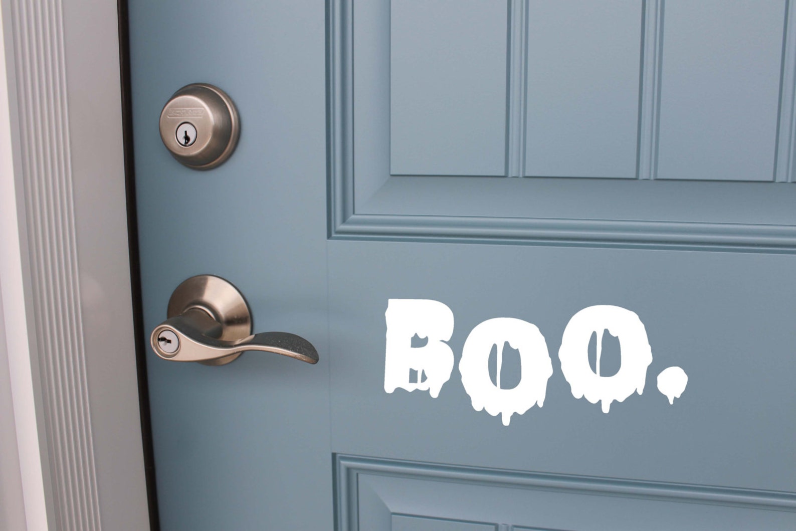 Boo Front Door Decal // Halloween Decor // Halloween Decal // | Etsy