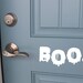 Boo Front Door Decal // Halloween Decor // Halloween Decal // Front ...