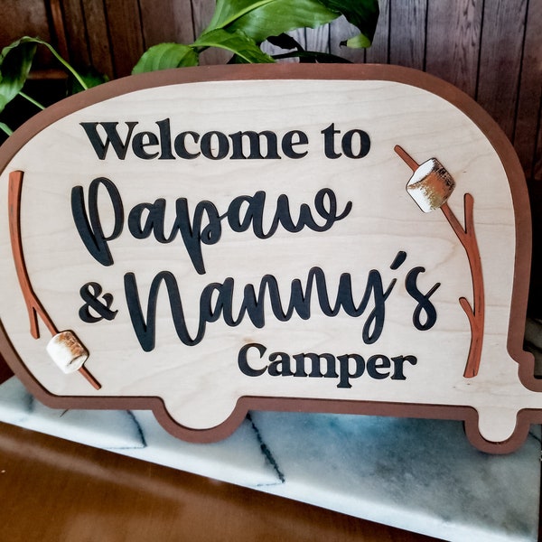 Camper Sign - Etsy