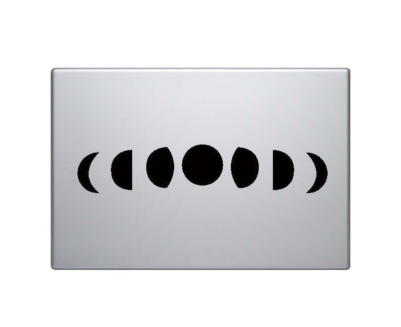 Moon Phases Car Decal // Laptop Decal // Vinyl Decal // Moon Phases ...