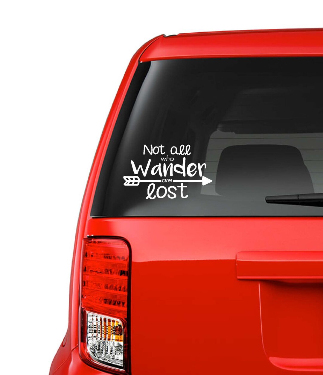 Not All Who Wander Are Lost Decal // Car Accessory // Car Decal // Car ...