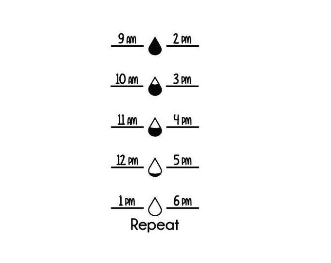 Water Tracker Decal // Daily Water Intake // Daily Water Tracker ...