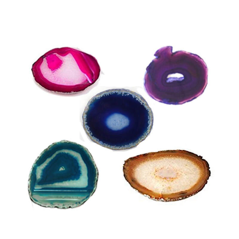 Agate Coasters - Etsy