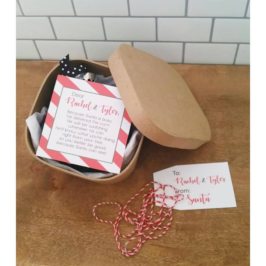 Personalized Santa Cam // Santa Cam Ornament // Disc Ornament ...