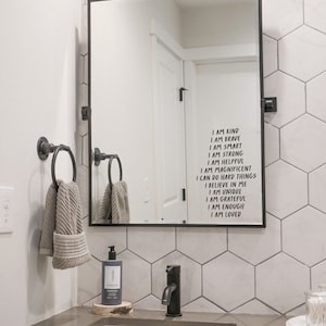 Kids Daily Affirmation Mirror Decal // Affirmation Decal // Kids ...