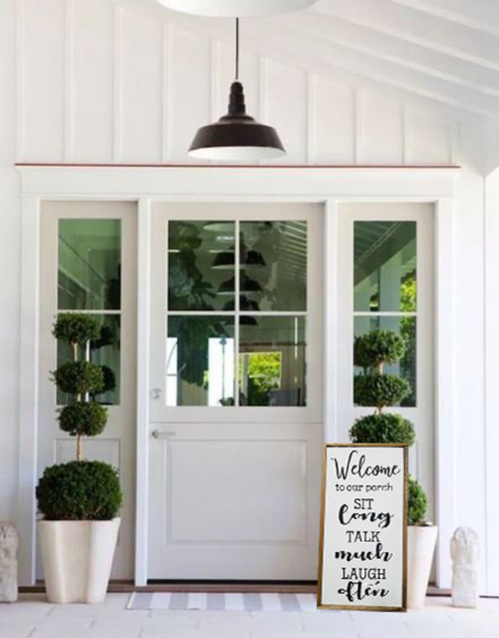 Welcome to Our Porch Sign // Wooden Porch Sign // Handmade Wood Sign ...
