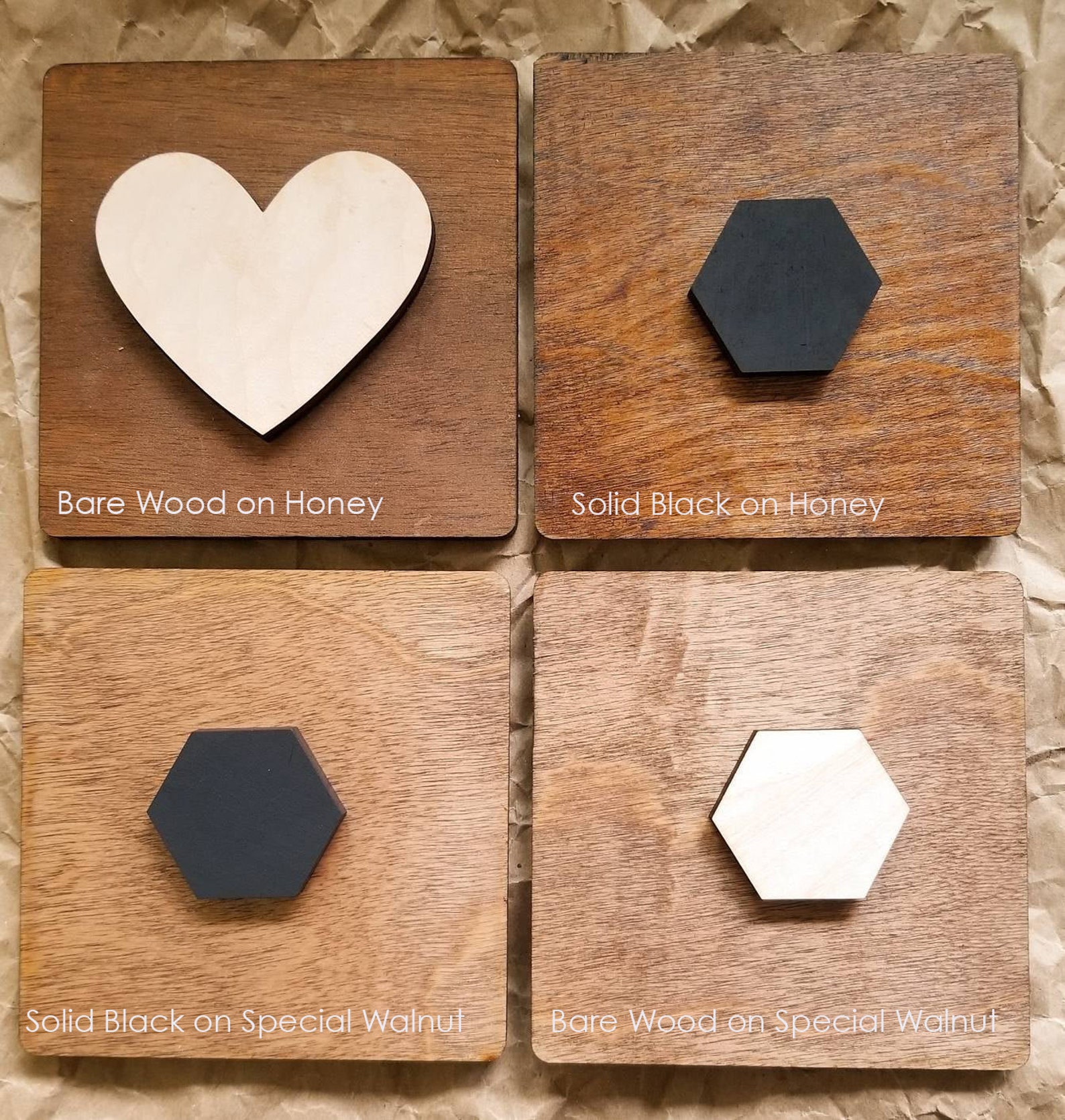 Large 3D Crossword Puzzle Tiles // Crossword Puzzle Art // Custom Stain ...