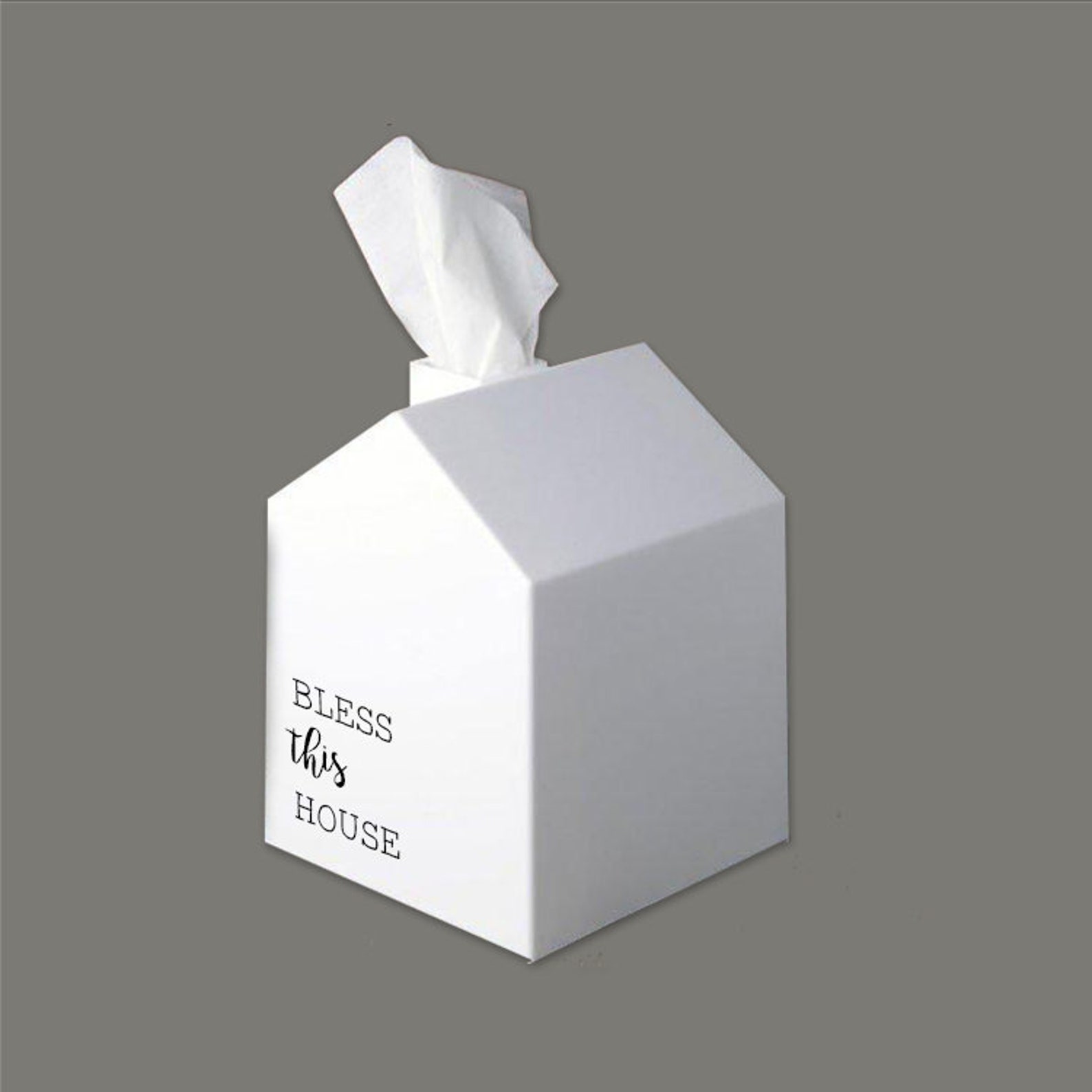 House Tissue Box Cover // Modern Tissue Box Cover // Tissue - Etsy