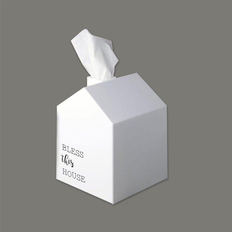 House Tissue Box Cover // Modern Tissue Box Cover // Tissue | Etsy