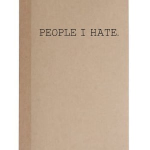 People I Hate Notebook // Sketch Book // Funny Notebook // Funny Sketch ...