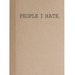 People I Hate Notebook // Sketch Book // Funny Notebook // - Etsy