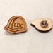 LDC Lapel Pins Laser Cut Tie Tack Wooden LDC Pin JW Ldc - Etsy