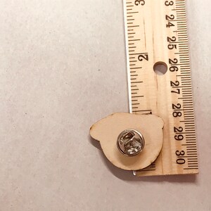 LDC Lapel Pins Laser Cut Tie Tack Wooden LDC Pin JW Ldc - Etsy