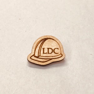 LDC Lapel Pins Laser Cut Tie Tack Wooden LDC Pin JW Ldc - Etsy