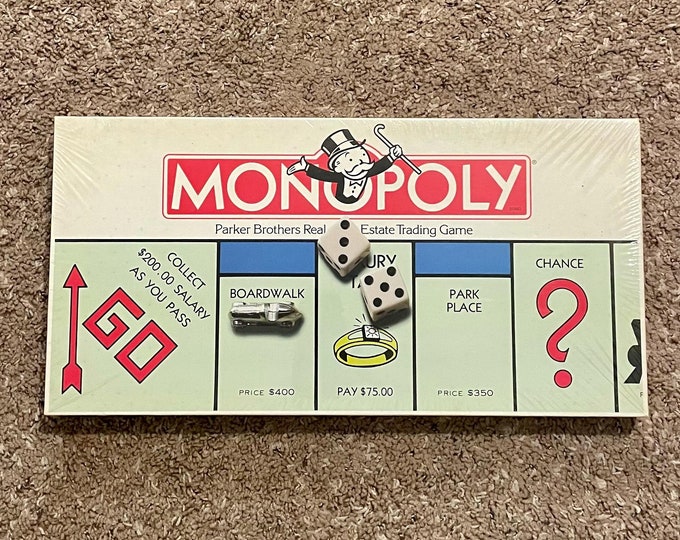 MONOPOLY Collector Vintage Game, ORIGINAL Parker Brothers, No. 9, 1935 ...