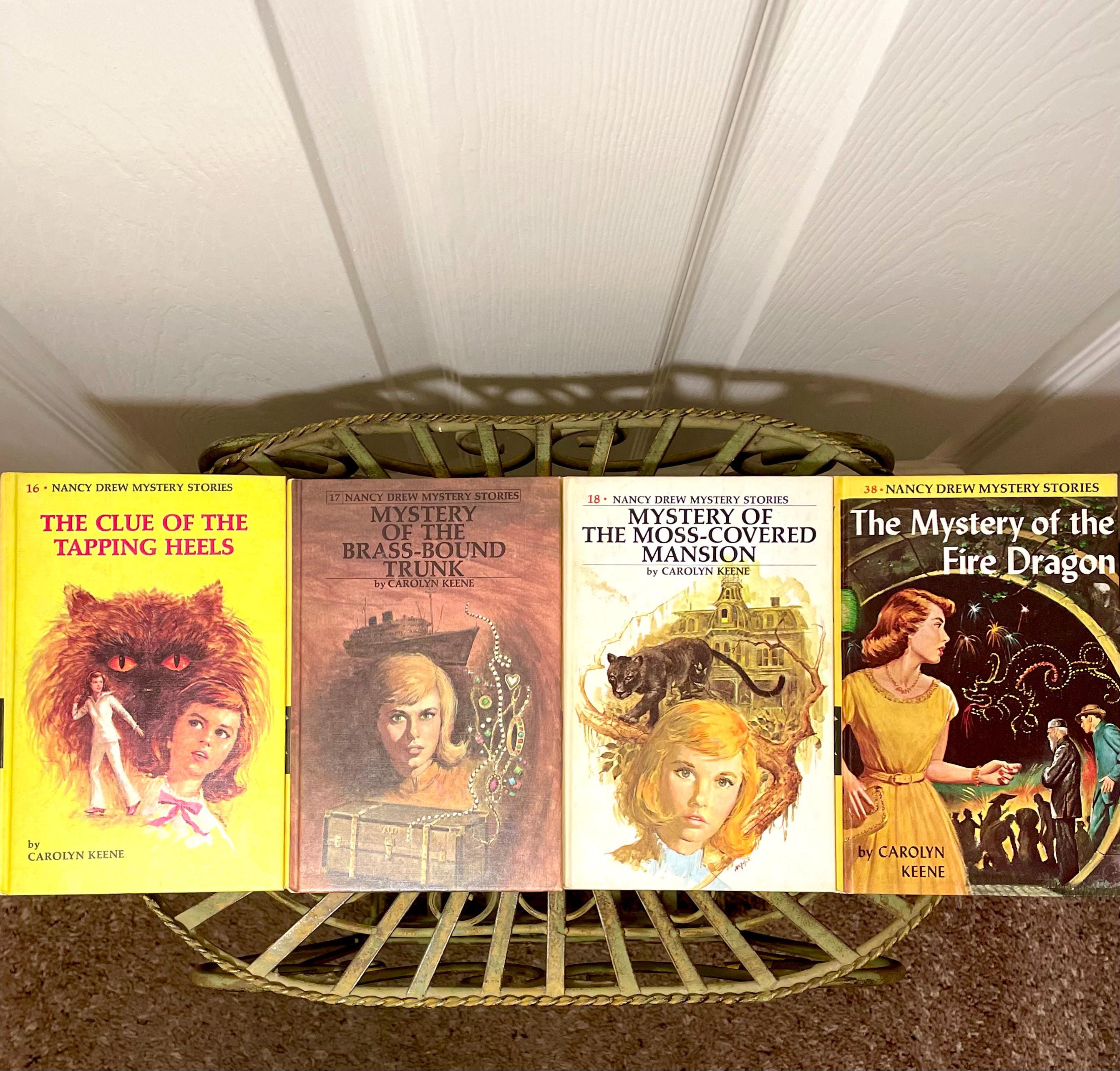 Book Set, Nancy Drew 1960s Yellow Spine Editions, Vols. 16, 17, 18, 38 ...