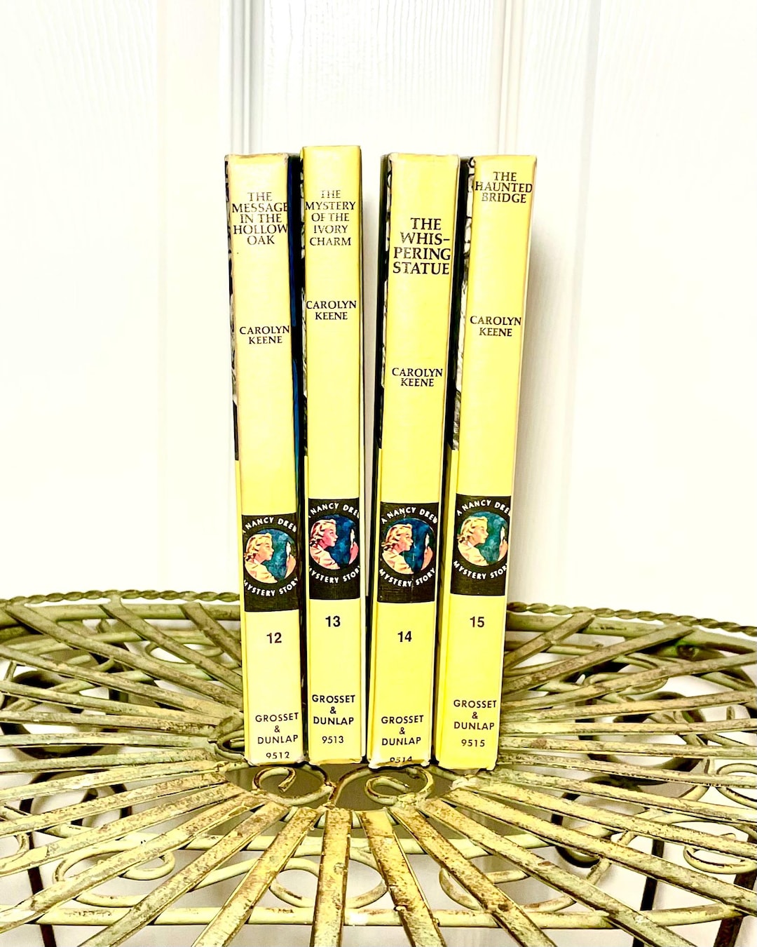 NANCY DREW BOOK Set 4 Volumes of the Original 1960s Books. Vols 12, 13 ...