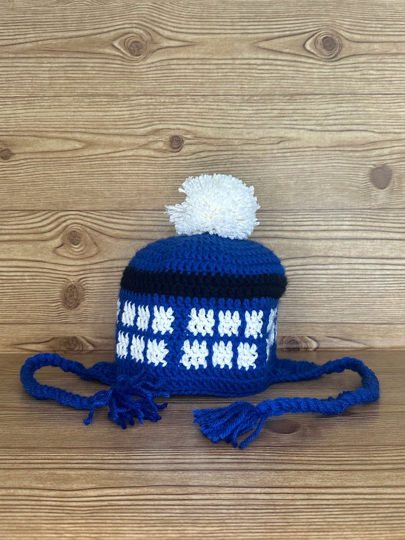 Doctor Who Hat - Crochet TARDIS Hat - Etsy