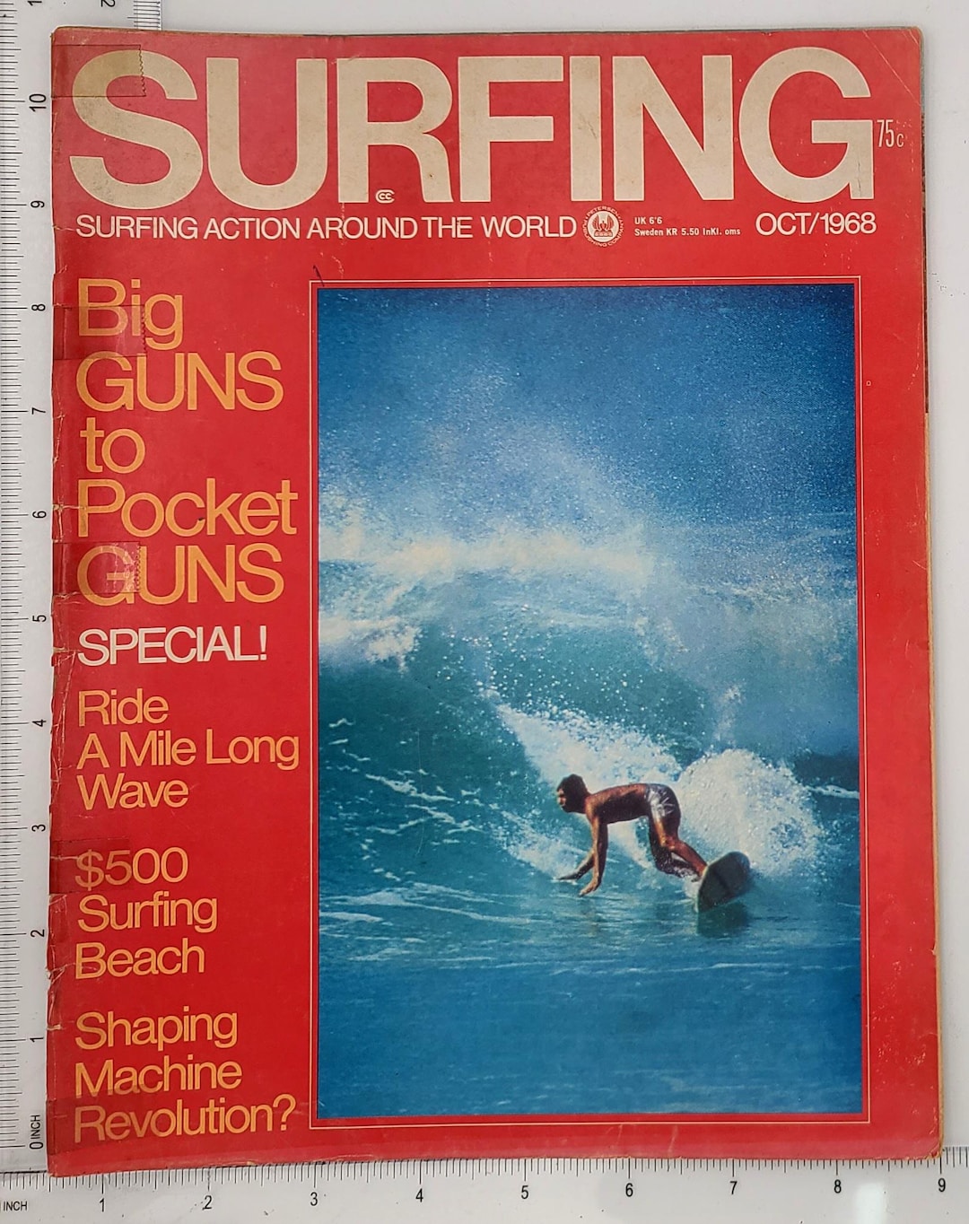 Vintage 1968 Surfing Magazine, Collectible Surf Culture Decor - Etsy