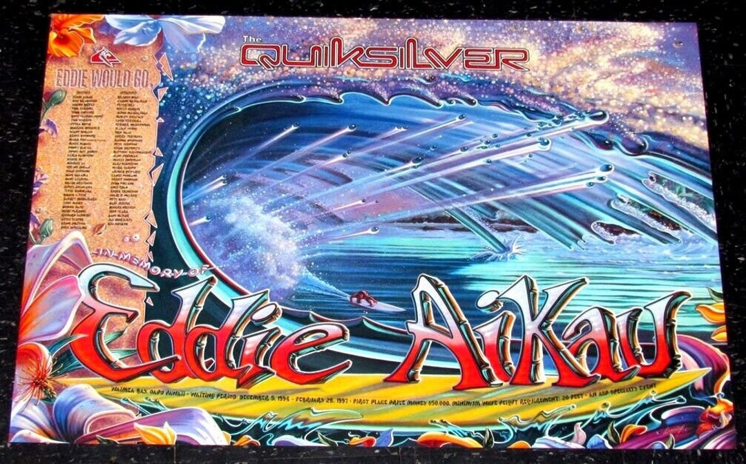 Mint Original 1996-97 Eddie Aikau Big Wave Surfing Contest Waimea ...