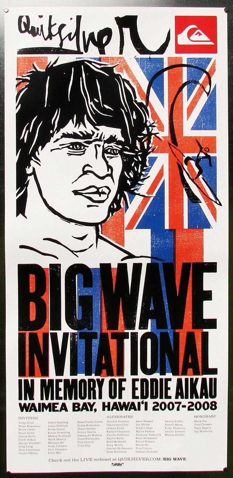 2007 Mint Original Eddie Aikau Waimea Hawaii Big Wave Surfing Contest ...