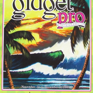 Mint Wade Koniakowsky Art Original Gidget Pro Hawaii Surfing Surf ...