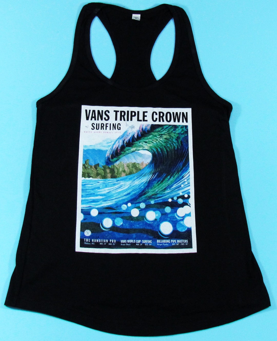 Triple Crown of Surfing Women's Tank Top: Hawaii Surf Art - Etsy