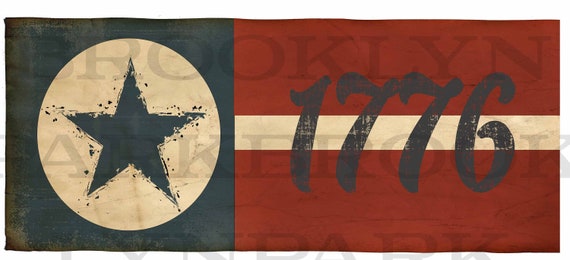 1776 American Flag Vintage Instant Digital Download Art | Etsy